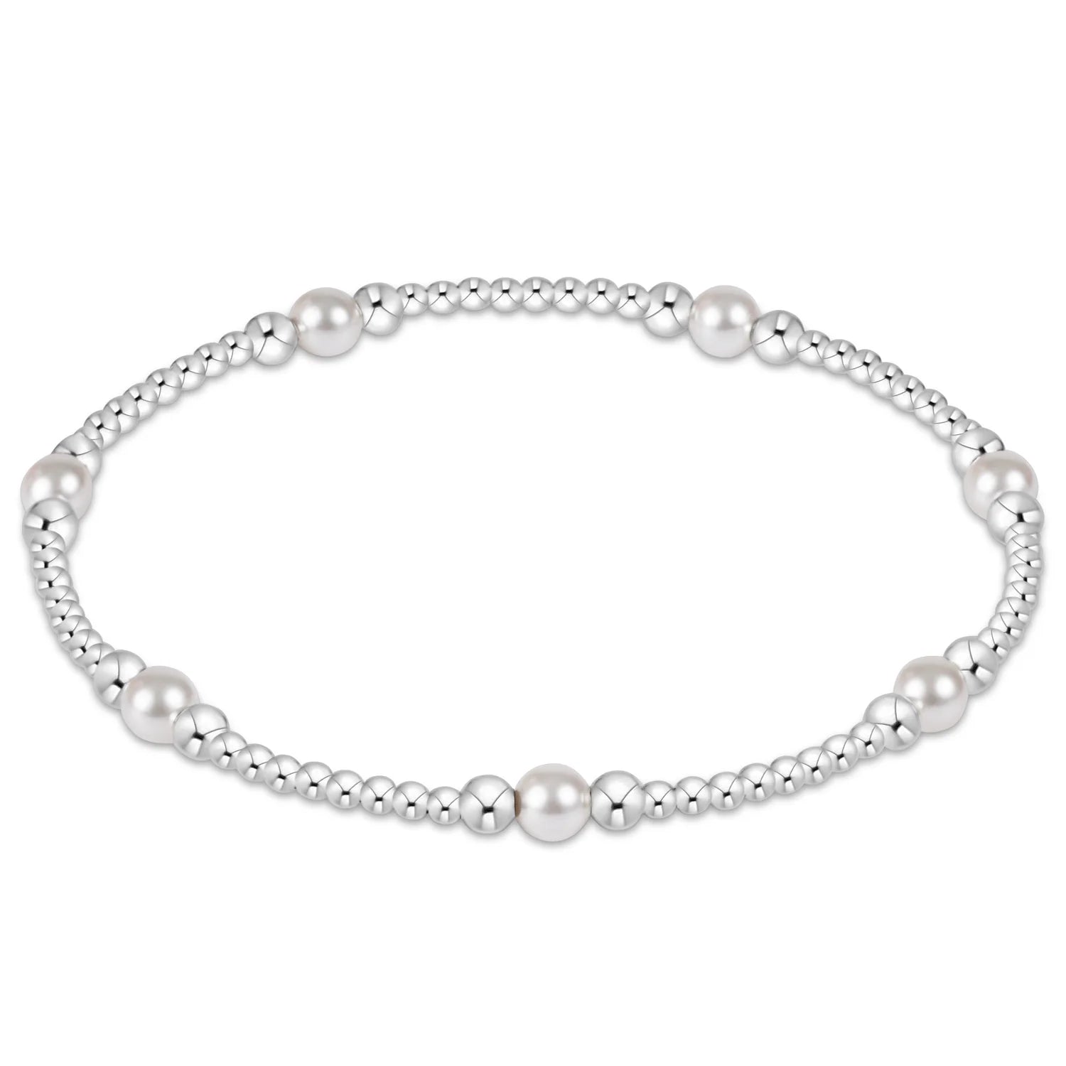 Enewton Purpose Pearl 4mm Bead Bracelet - Sterling – Occasionally Yours